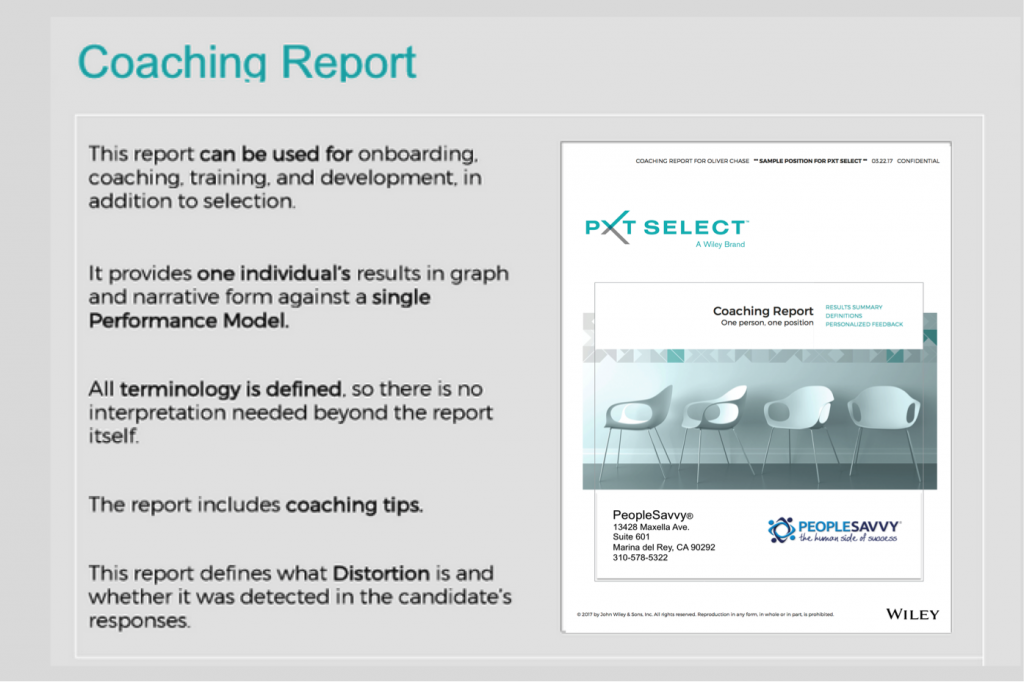 New Coaching Report | PeopleSavvy