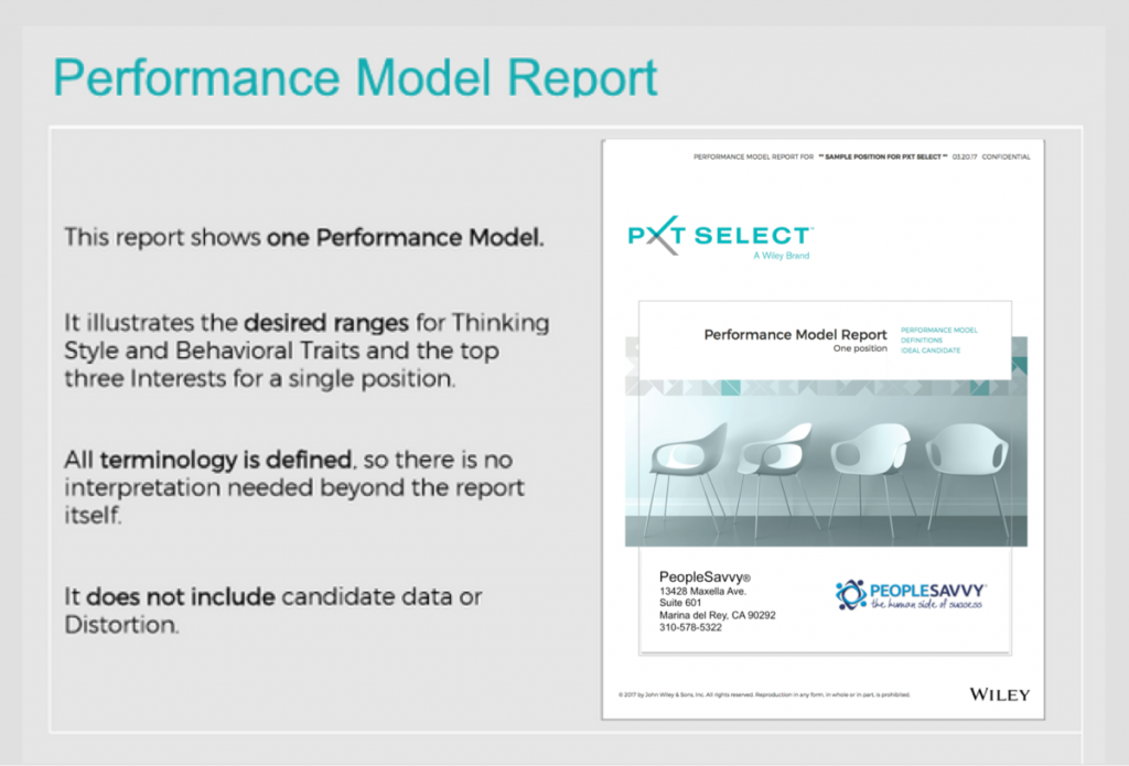 New Performance Model Report | PeopleSavvy