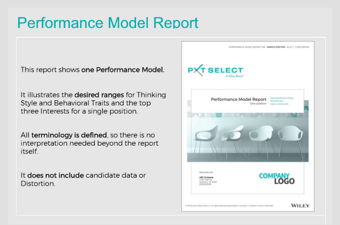 Performance Model Report | PeopleSavvy