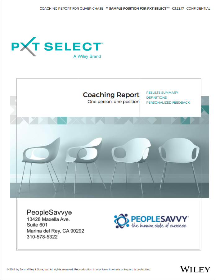 Coaching Report Download | PeopleSavvy