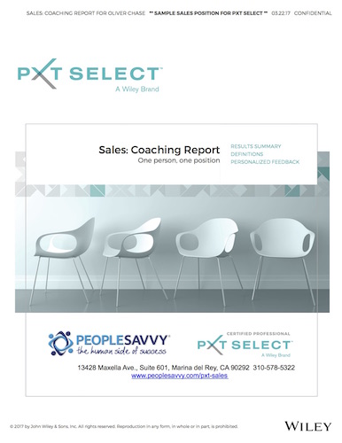 Sales Coaching Report Cover | PeopleSavvy